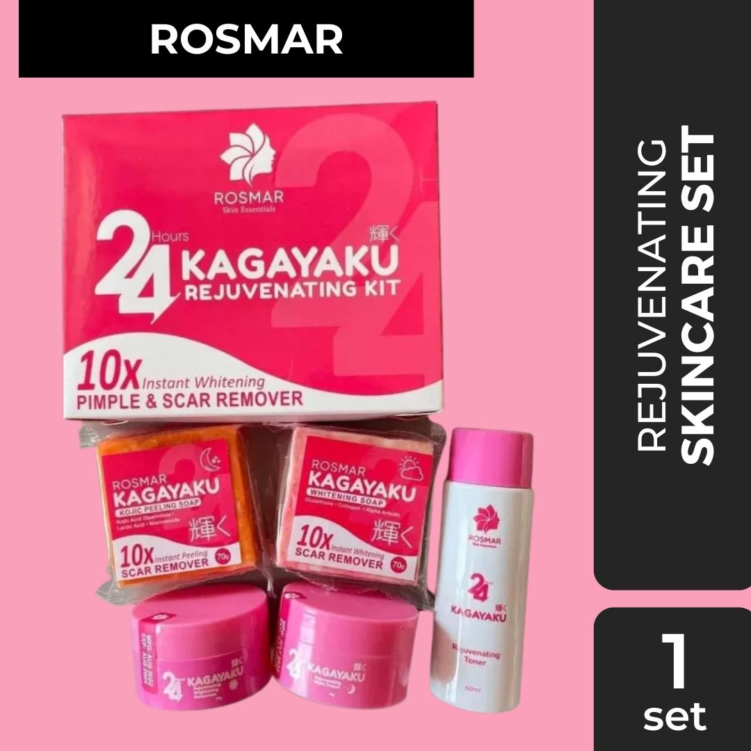 Authentic Rosmar Kagayaku Rejuvenating Kit 5-in-1, Beauty & Personal ...