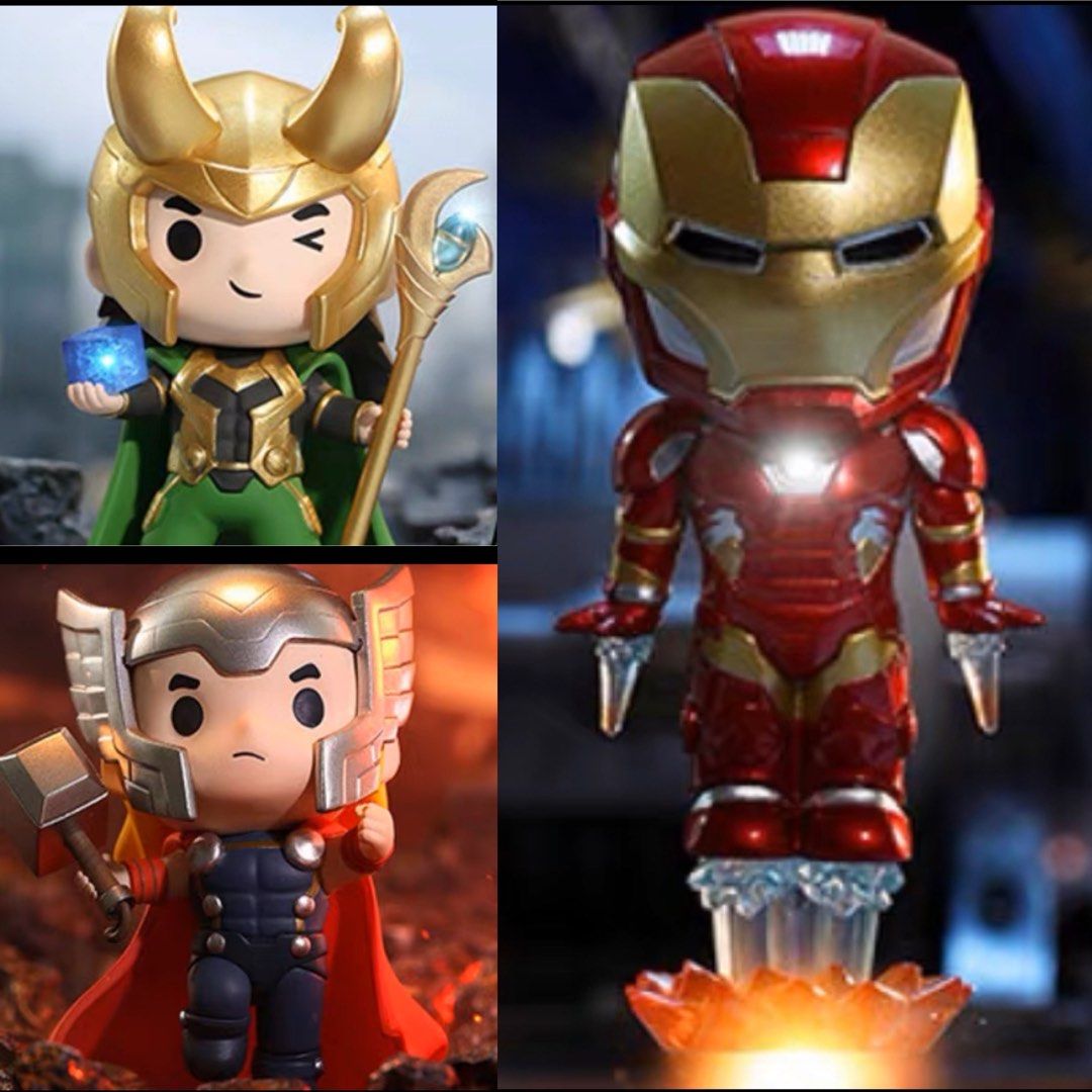 AVENGERS POPMART BLINDBOX (THOR/BLACK PANTHER / DR STRANGE / CAPTAIN ...