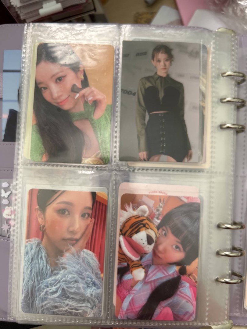 B1n2 dahyun tzuyu mina tiger chae chae young message card pc photocard ...