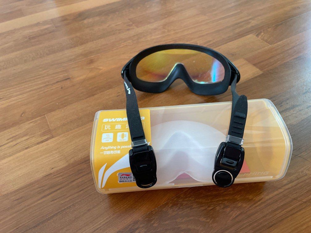 Big frame swimming goggle, Sports Equipment, Sports & Games, Water ...