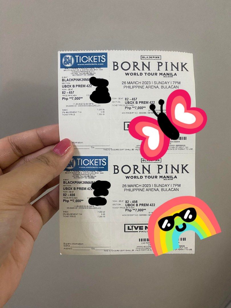 Blackpink in Manila UBB Premium Ticket, Tickets & Vouchers, Event ...