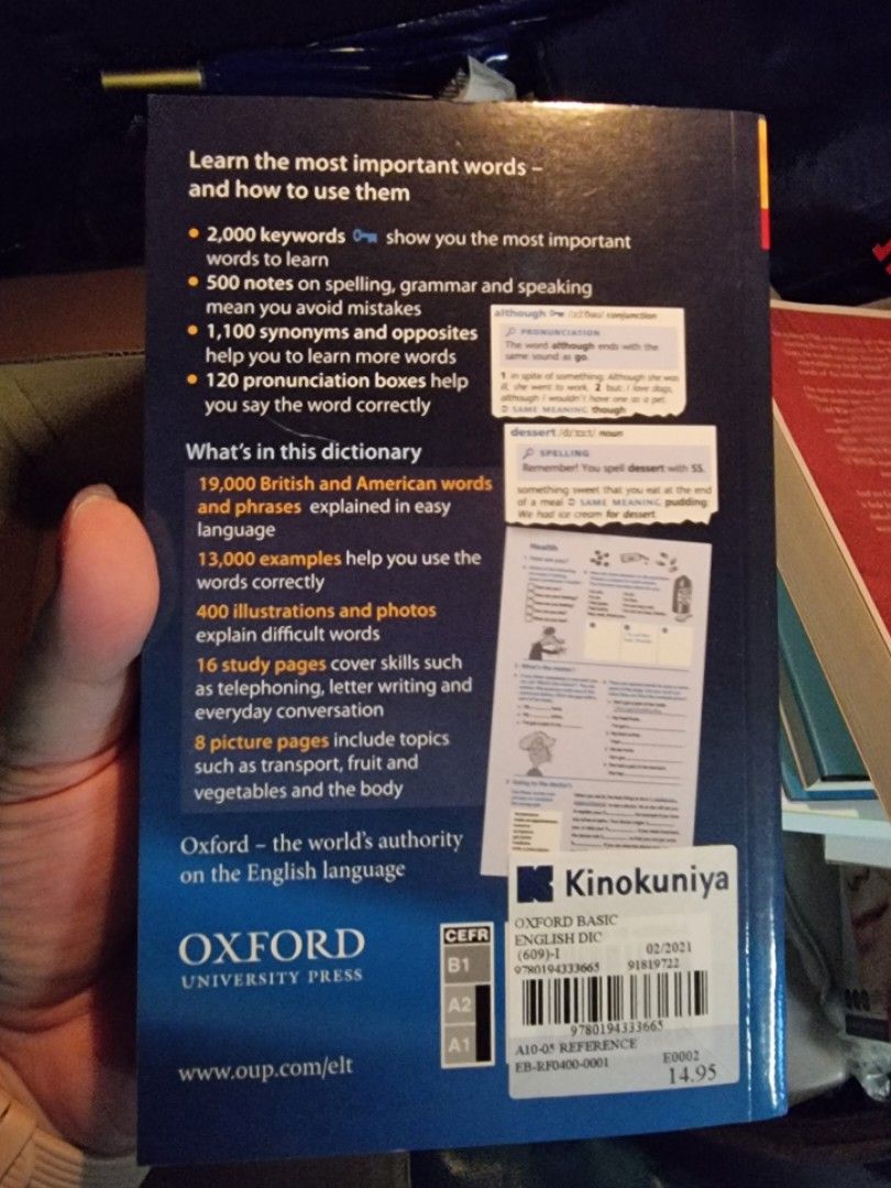 BN Oxford Basic English dictionary, Hobbies & Toys, Books & Magazines ...