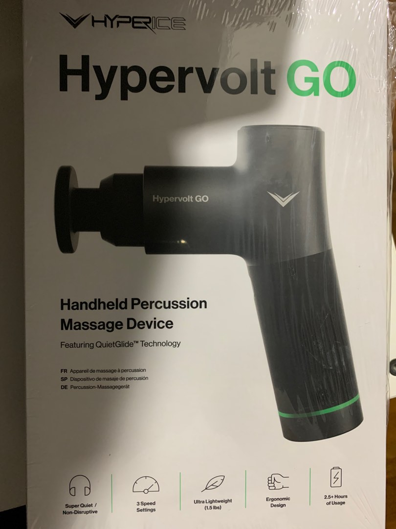 BNIB Handheld Percussion Massage Device, Health & Nutrition, Massage ...