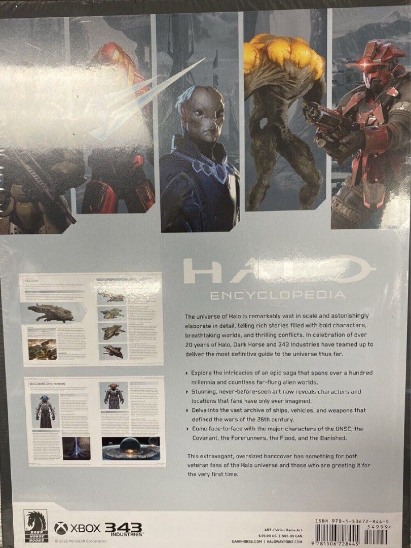 Brand New Sealed Hardcover Halo Encyclopedia (2022 Edition), Hobbies ...