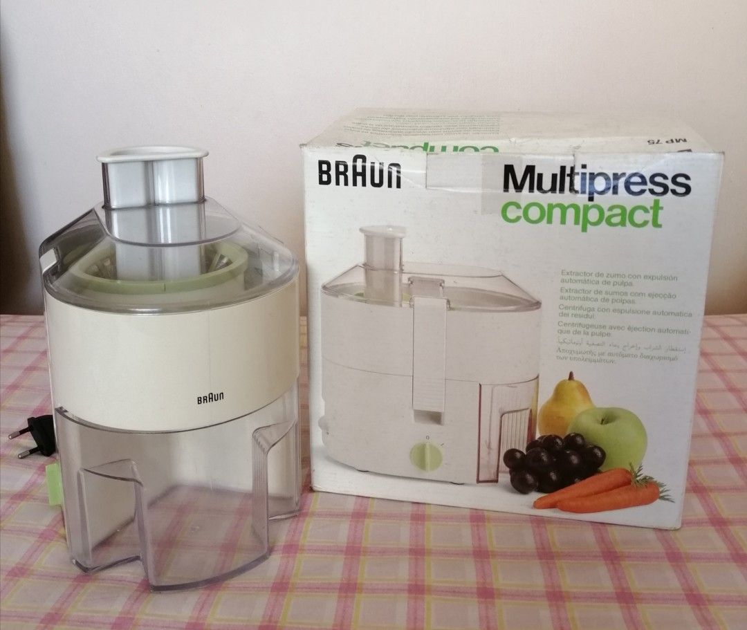 Braun Multi press Compact Juice Extractor, TV & Home Appliances ...