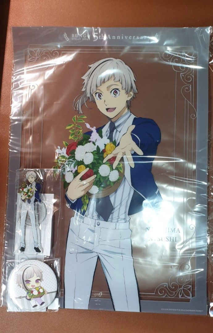 Bungo Stray Dogs Nakajima Atsushi 5th Anniversary Merch Standee, A3 ...