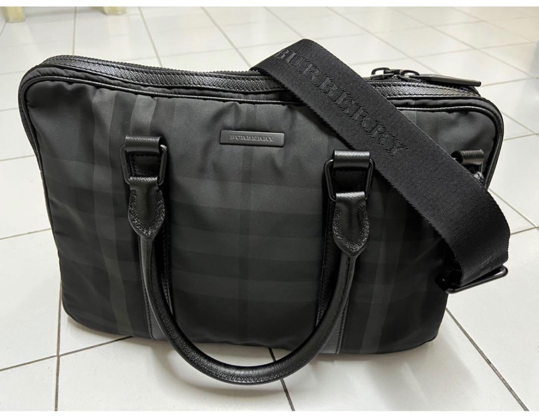 Burberry laptop sling bag, Luxury, Bags & Wallets on Carousell