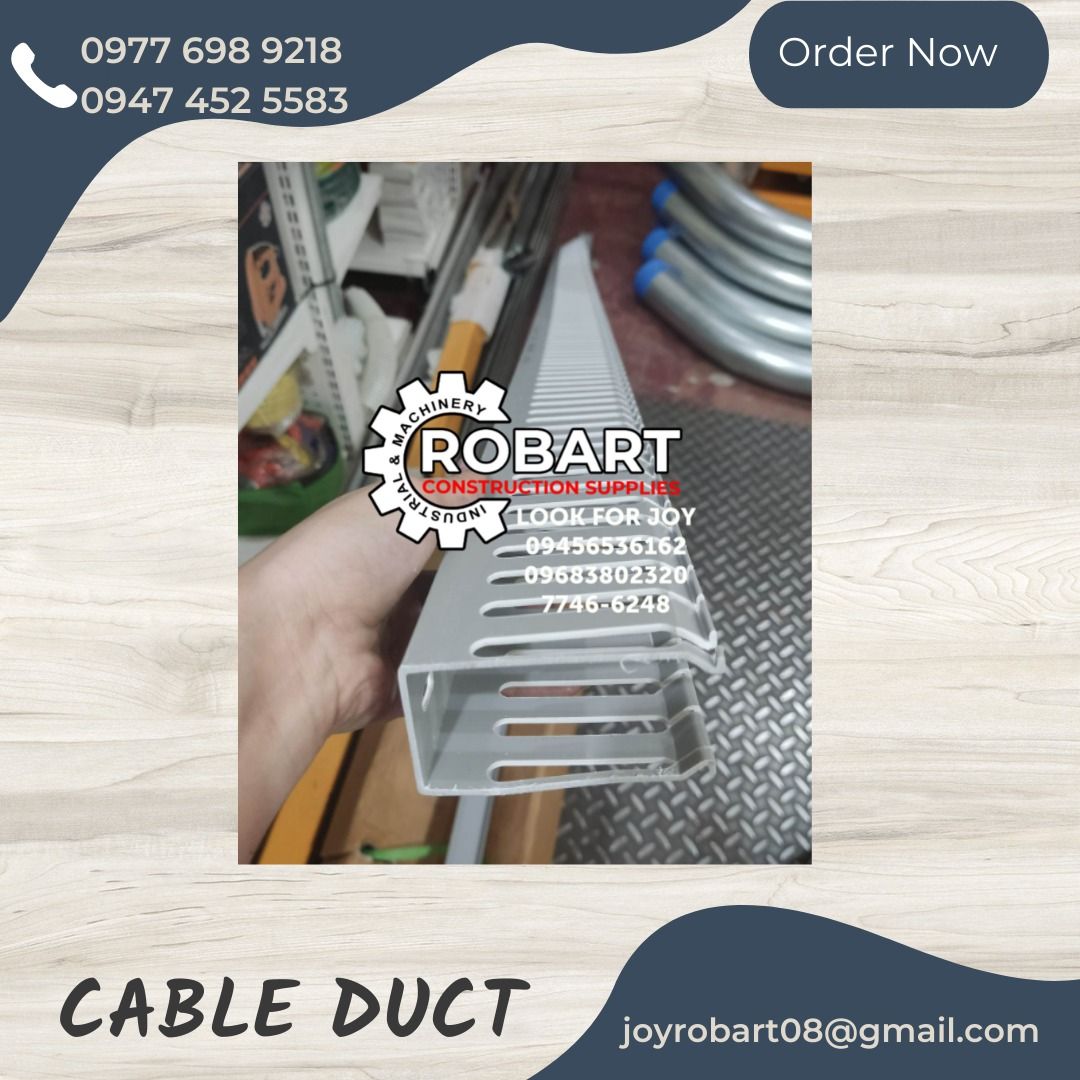 CABLE DUCT, Commercial & Industrial, Construction & Building Materials ...