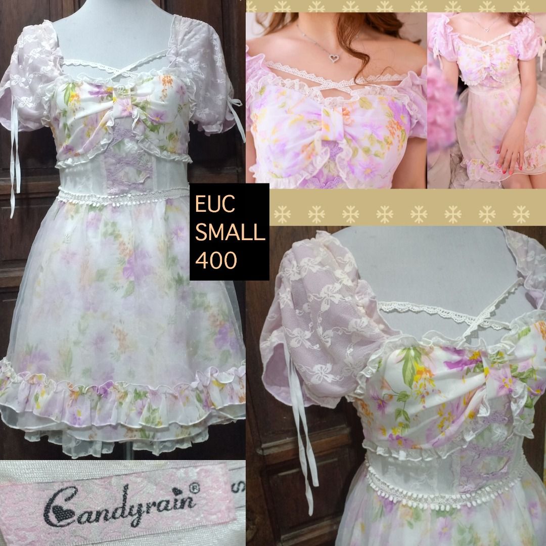 Candy rain Sweet Princess Lolita Dress, Women's Fashion, Dresses & Sets ...