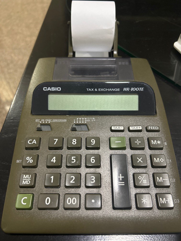 Casio Calculator with printer, Computers & Tech, Office & Business ...