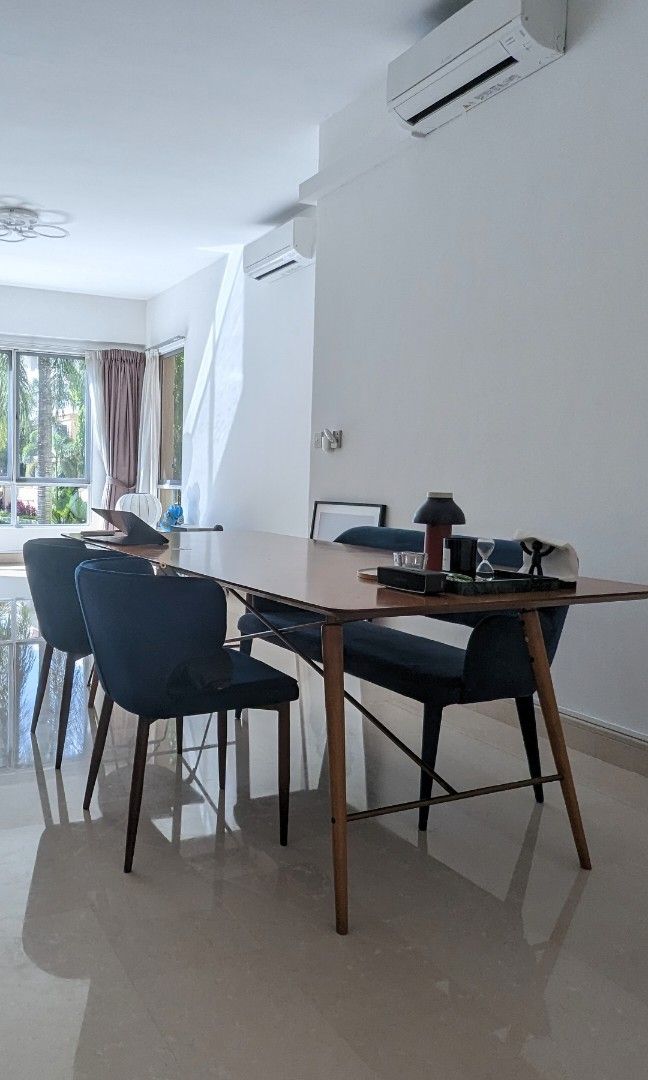 Castlery Lily dining table and chairs, Furniture & Home Living, Furniture, Tables & Sets on ...