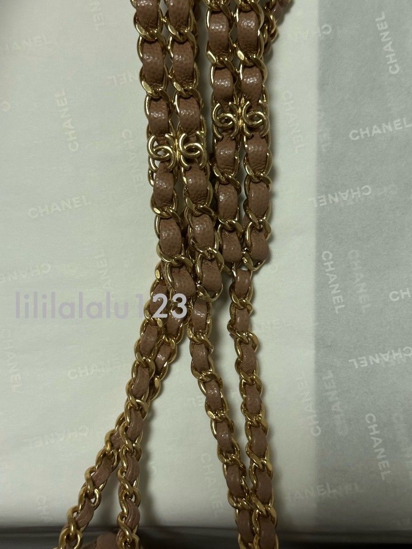 Chanel 22K Mini Flap Bag Caviar Camel Beige 20cm, Luxury, Bags ...