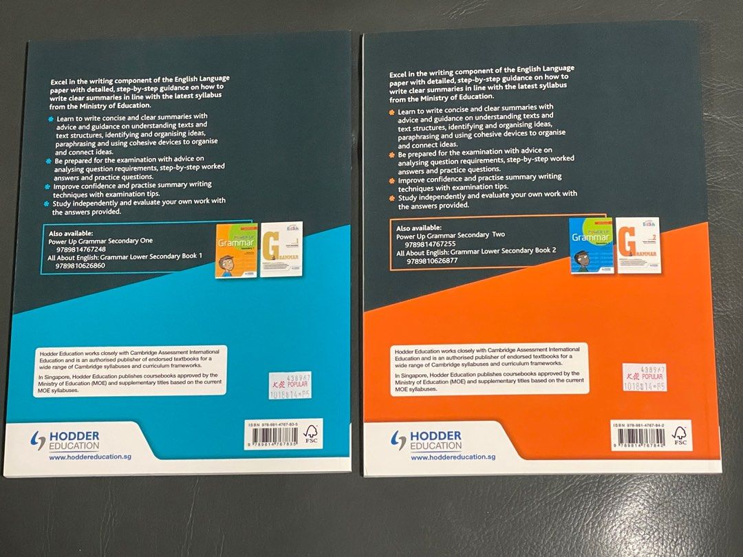 Class Series - Summary Writing for Secondary 1 and Secondary 2 - MOE ...
