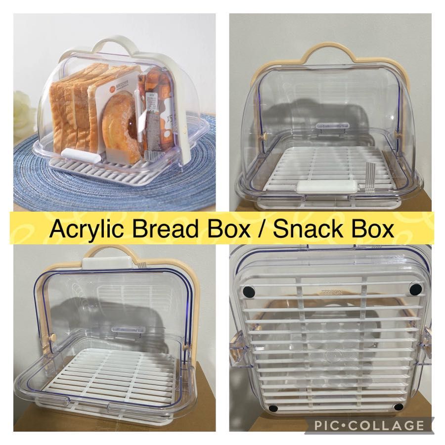 Clear Food box bread box storage box, Food & Drinks, Other Food ...