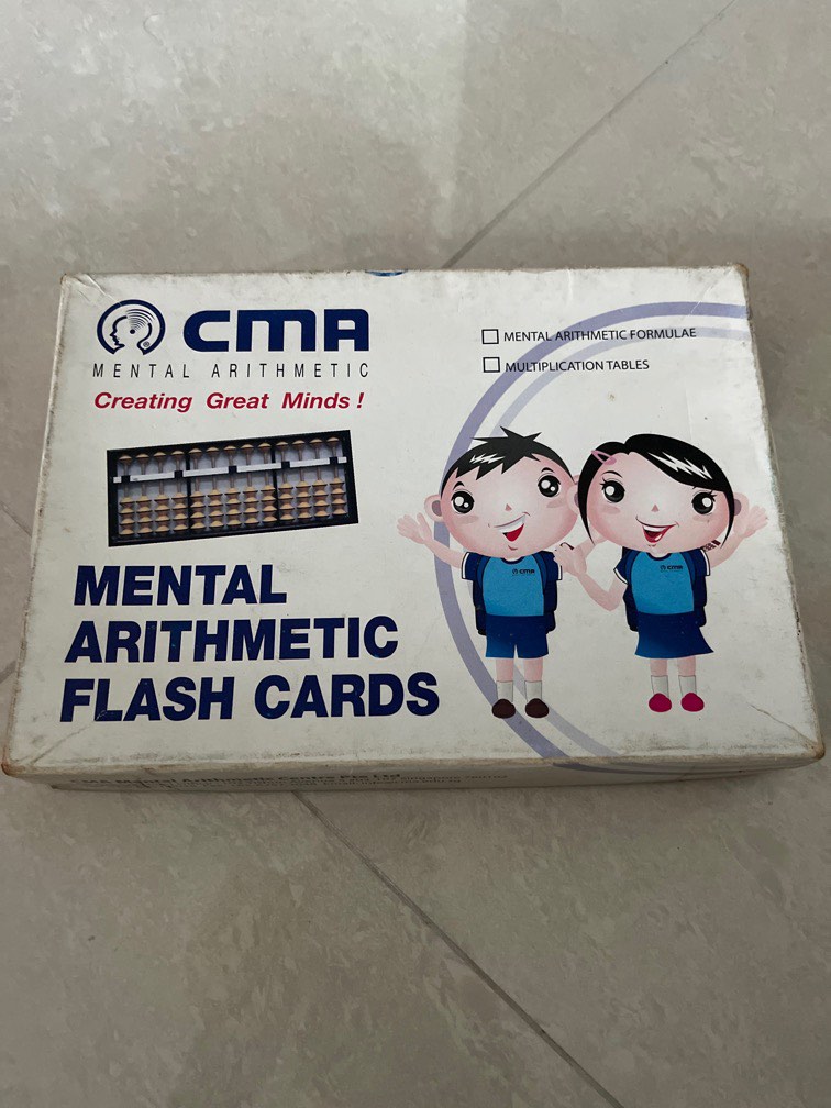 CMA formula flashcards, Hobbies & Toys, Books & Magazines, Children's ...