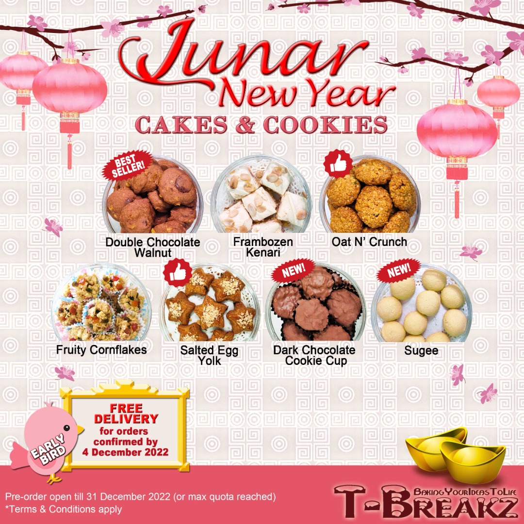 CNY Cookies 2023 | Halal | Muslim HBB | Pre-Order | Chinese New Year ...