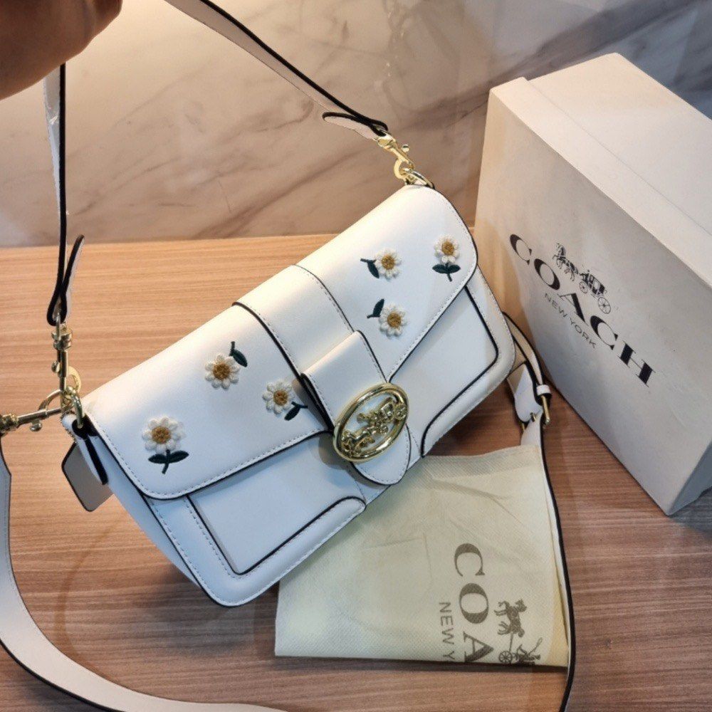 Coach Fedora Sunflower, Olshop Fashion, Olshop Wanita di Carousell