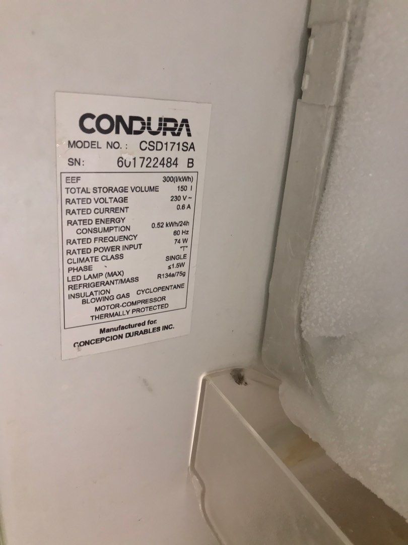 SUPER CHEAP! CONDURA RED SINGLE DOOR REFRIGERATOR RUSH SALE!!!, TV ...