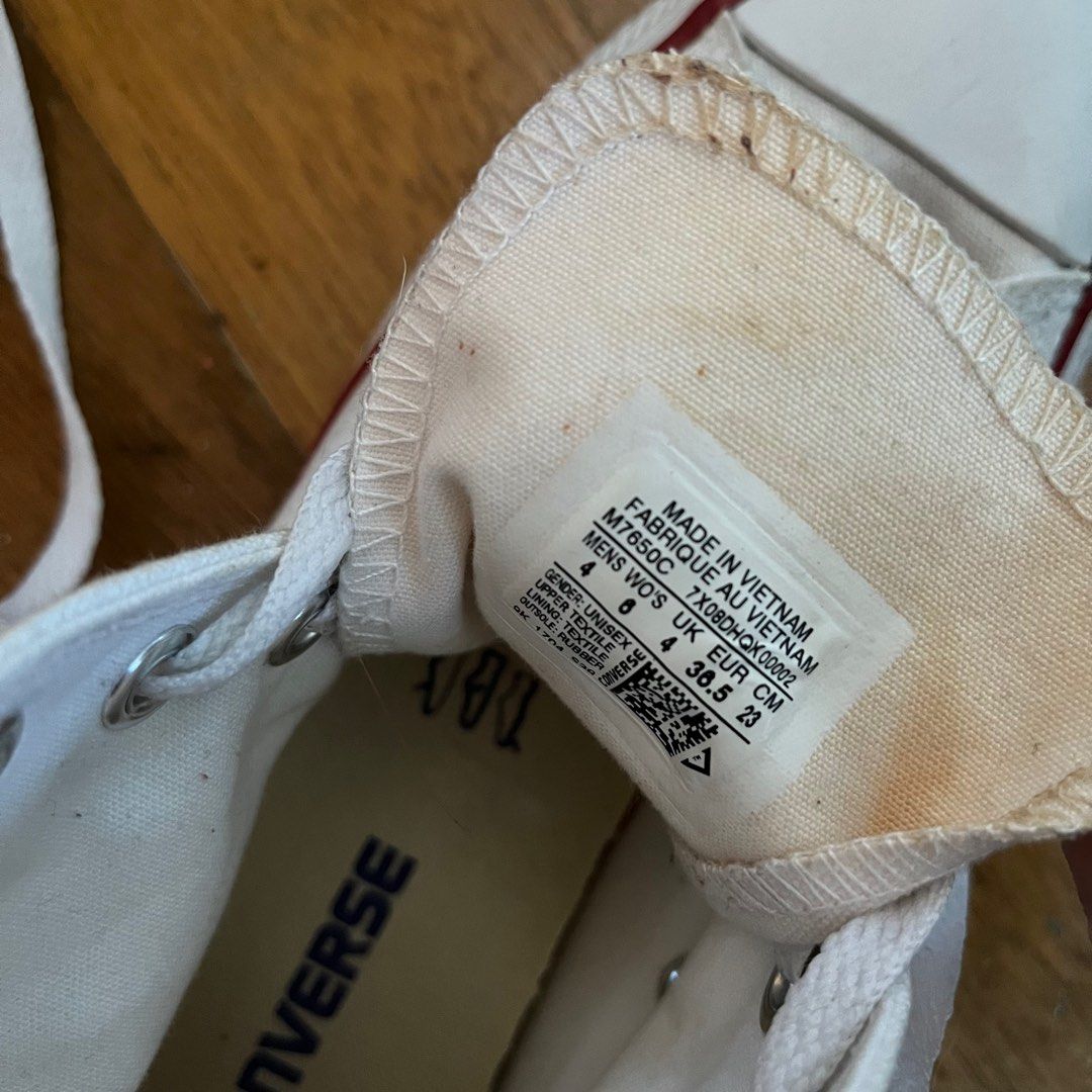 CONVERSE High Cut White, Women's Fashion, Footwear, Sneakers on Carousell