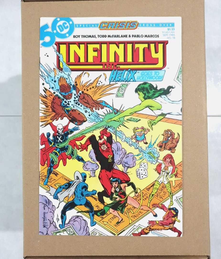 DC Comics Infinity Inc 18 Very Fine Condition Early Todd McFarlane Art ...