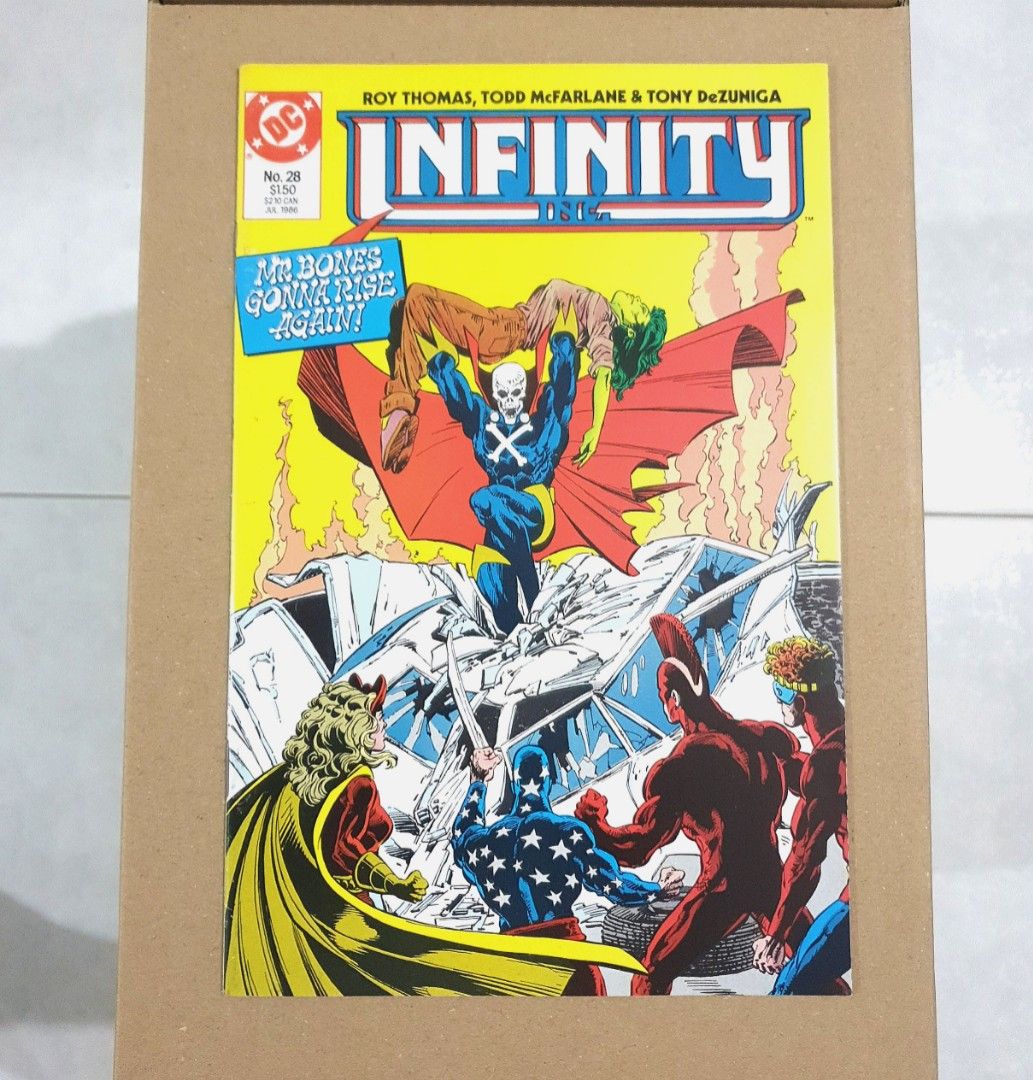 DC Comics Infinity Inc 28 Very Fine Condition Early Todd McFarlane Art ...