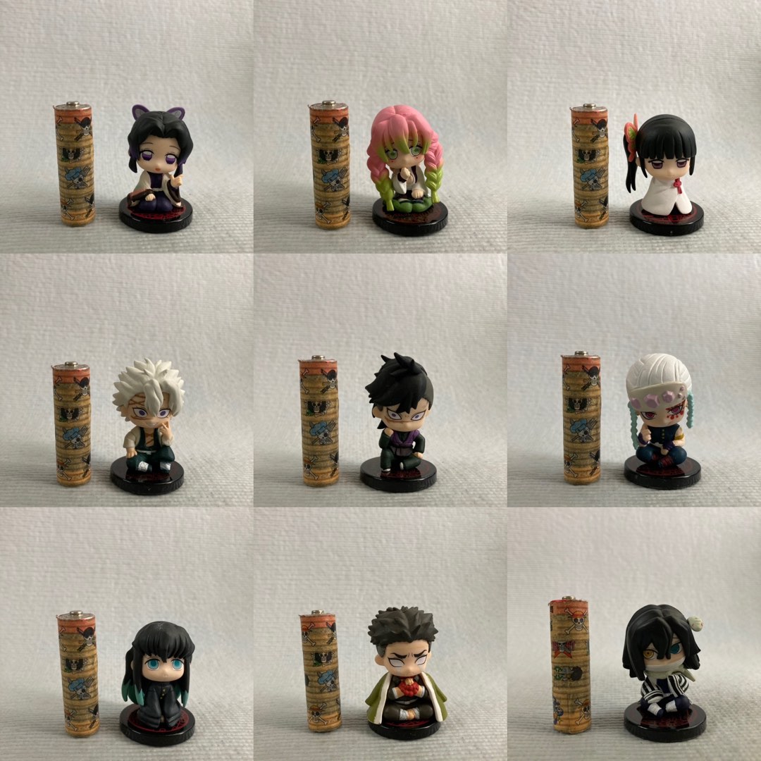 Demon Slayer Black Base Mini Figures, Hobbies & Toys, Toys & Games on ...
