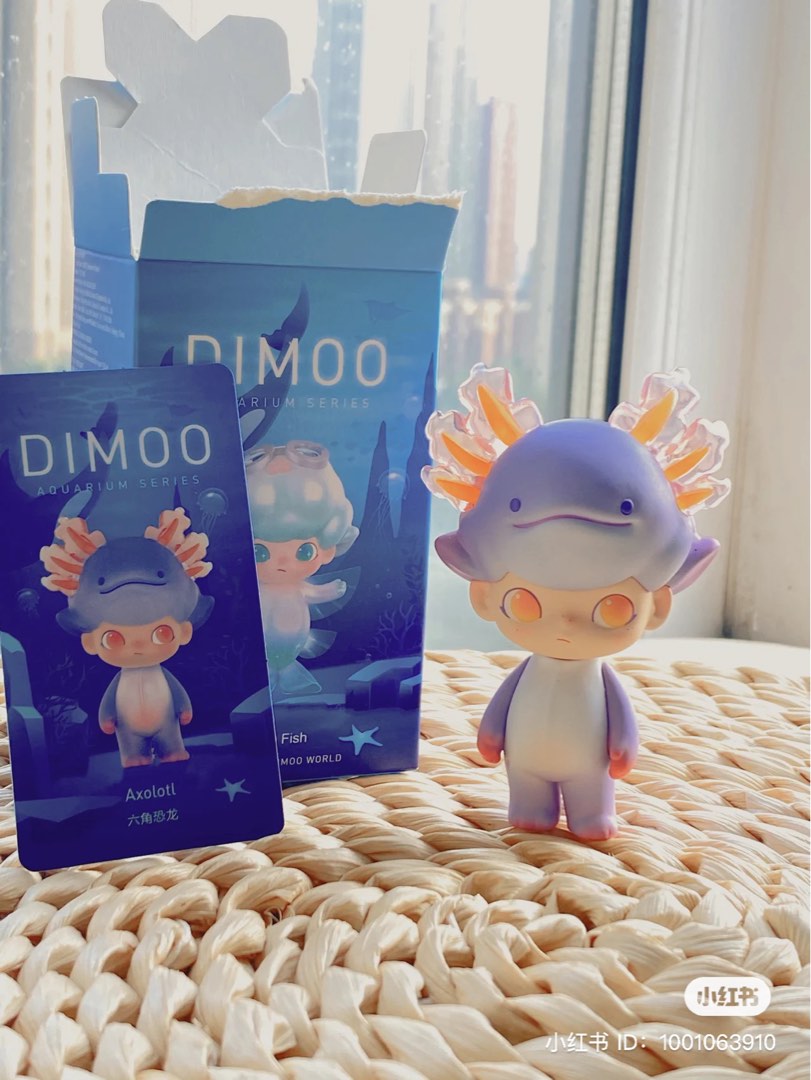 Dimoo Aquarium Axolotl, Hobbies & Toys, Toys & Games on Carousell