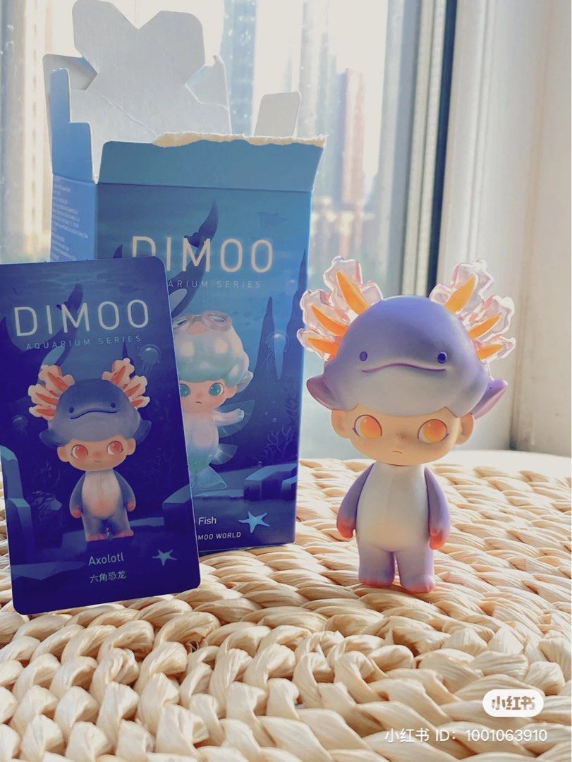 Dimoo Aquarium Axolotl, Hobbies & Toys, Toys & Games on Carousell