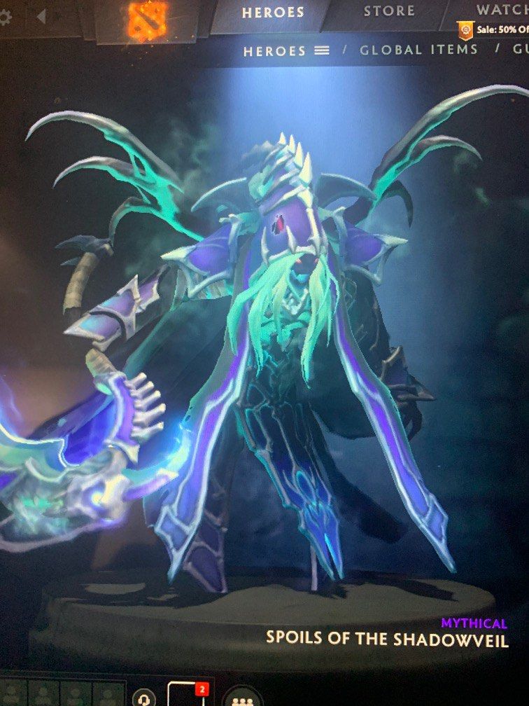 Dota2 2022 Diretide collectors cache spectre spoils of the shadowveil, Video Gaming, Gaming ...