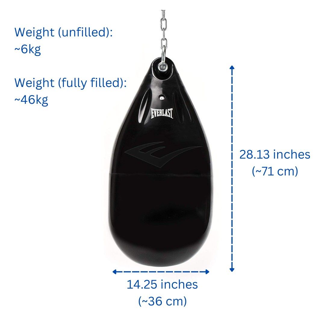 Everlast Hydrostrike water punching bag, Sports Equipment, Other Sports ...