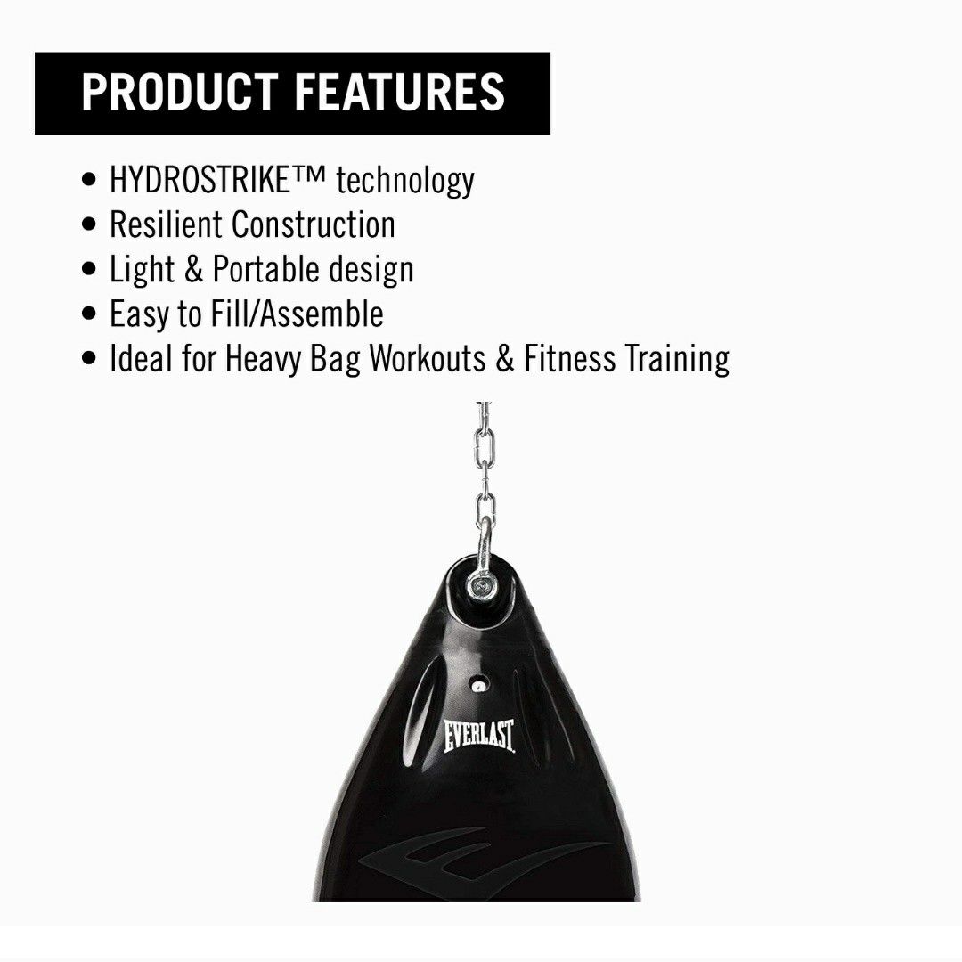 Everlast Hydrostrike water punching bag, Sports Equipment, Other Sports ...