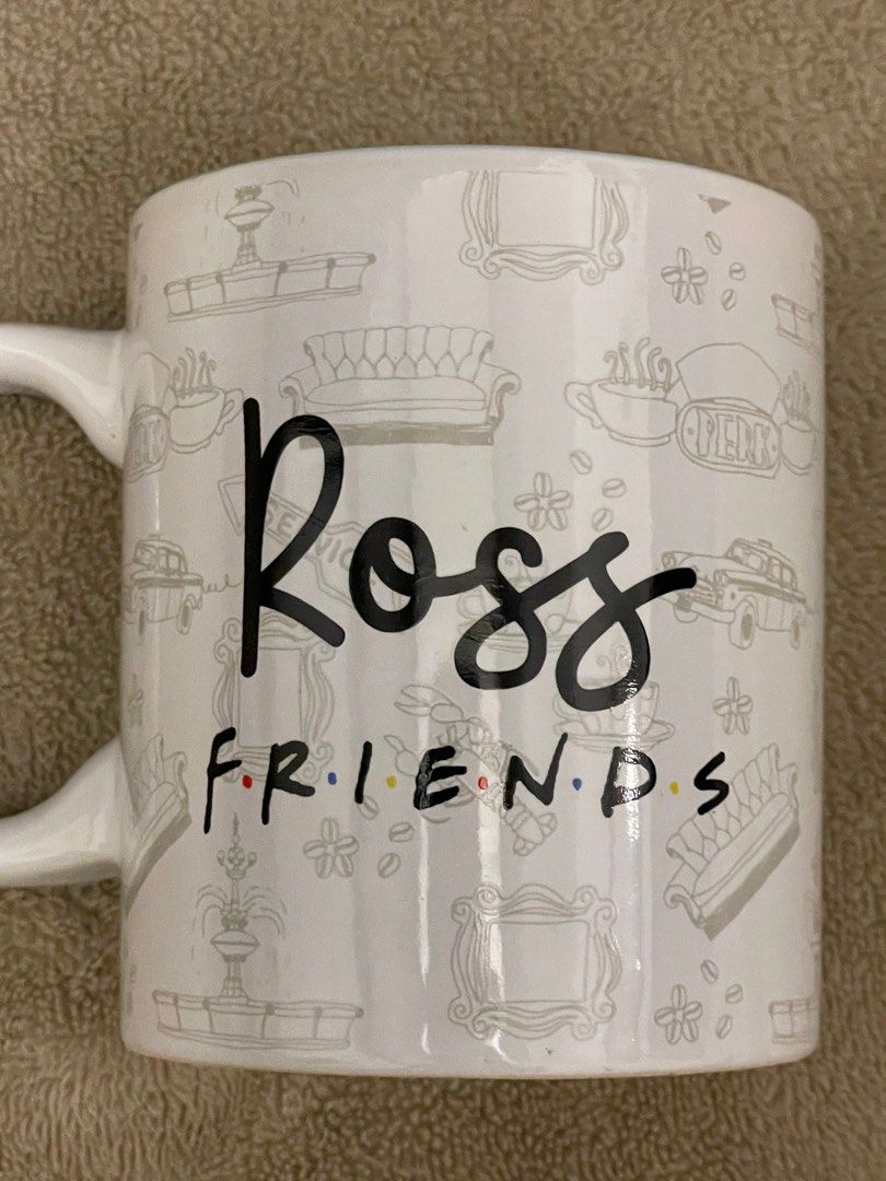 FRIENDS Ross Mug - Official Merch, Hobbies & Toys, Memorabilia ...