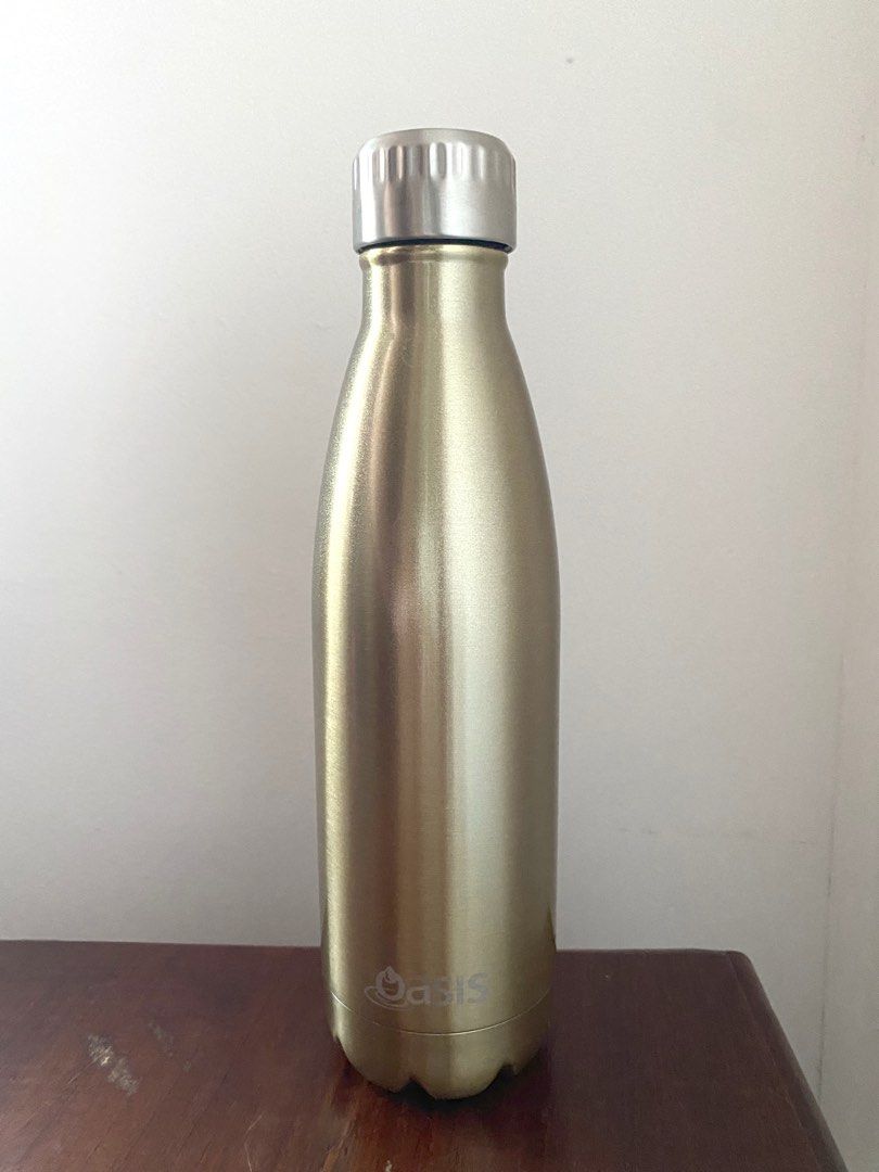 Gold Oasis x UOB thermal water bottle (500ml), Furniture & Home Living ...