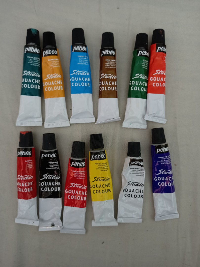 Gouache paint tubes, Hobbies & Toys, Stationary & Craft, Art & Prints ...