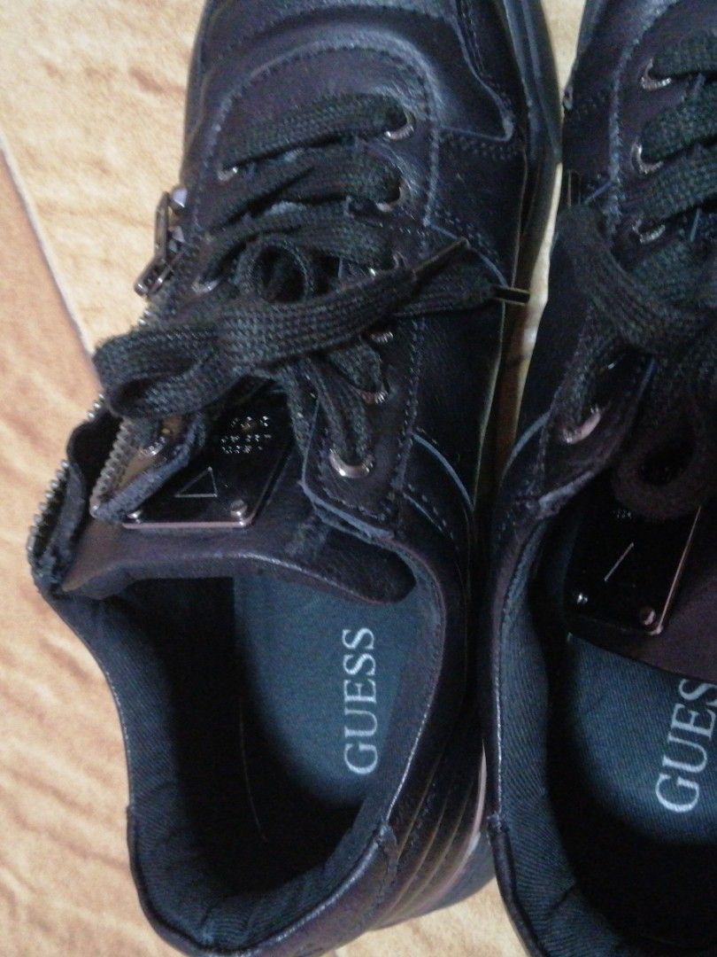 Guess Black Sneakers, Men's Fashion, Footwear, Sneakers on Carousell