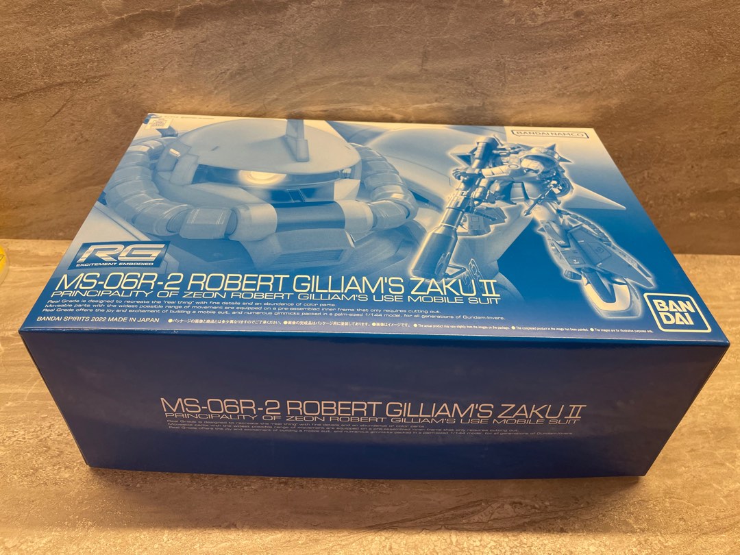 Gundam 高達模型 RG MS-06R-2 Robert Gilliam Zaku II, 興趣及遊戲, 玩具 & 遊戲類 - Carousell