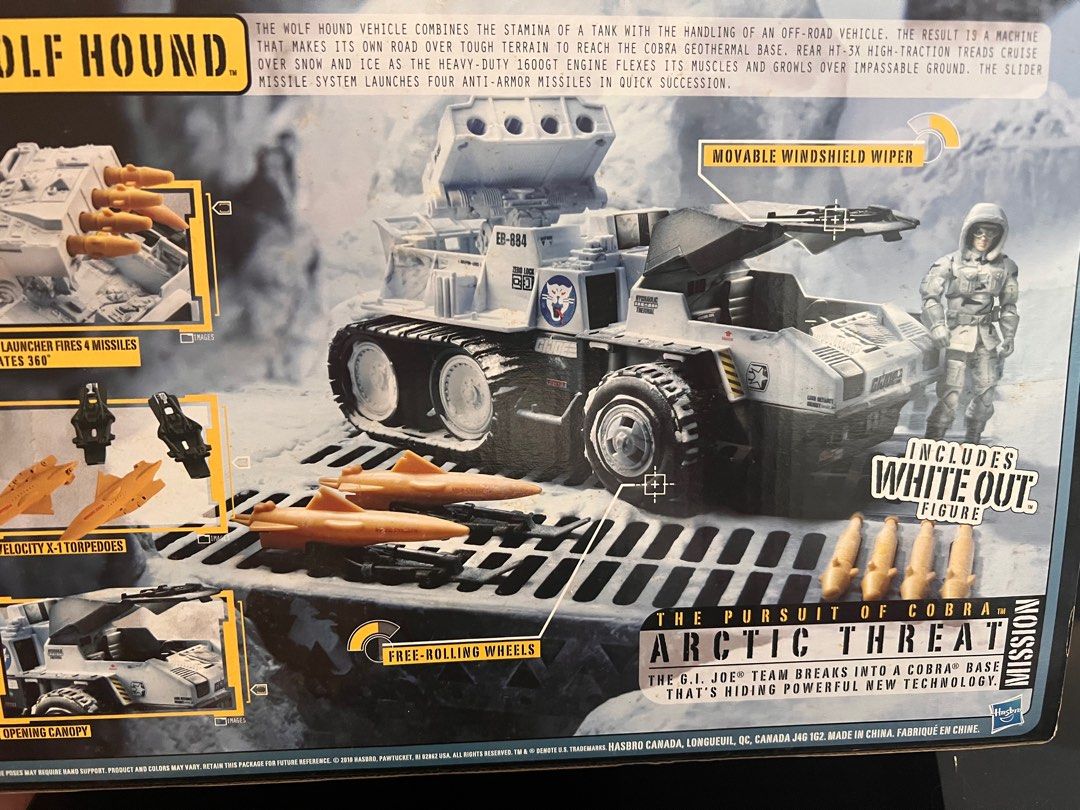 Hasbro Gi Joe 2002 Wolf hound with whiteout figure, Hobbies & Toys ...