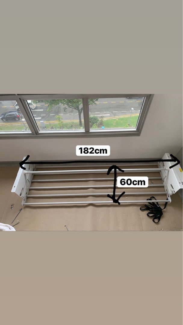 HDB Original Drying Rack, Furniture & Home Living, Bathroom & Kitchen ...