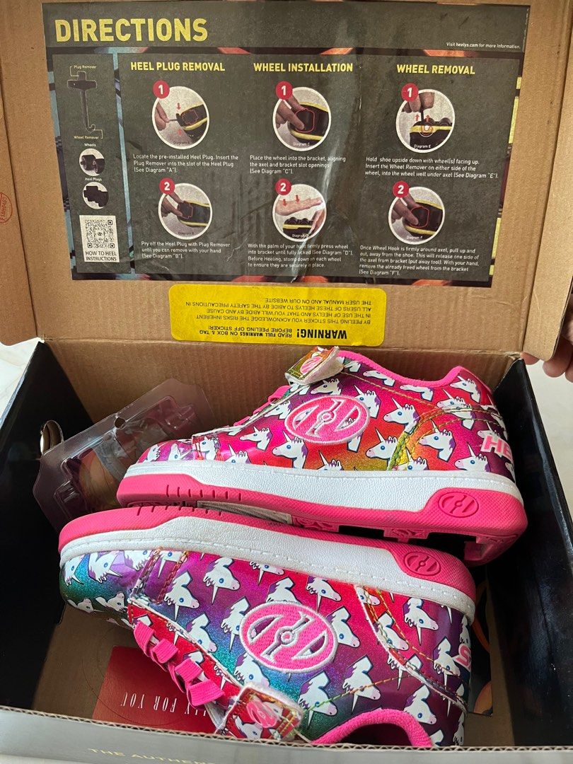 Heelys Authentic Wheeled Shoes, Babies & Kids, Babies & Kids Fashion on ...