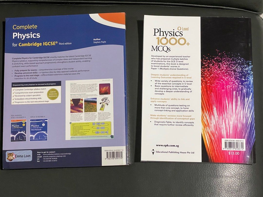 IGCSE Physics - $6 total for all - Oxford Complete Physics for Cambridge IGCSE 3rd Ed / O Level ...