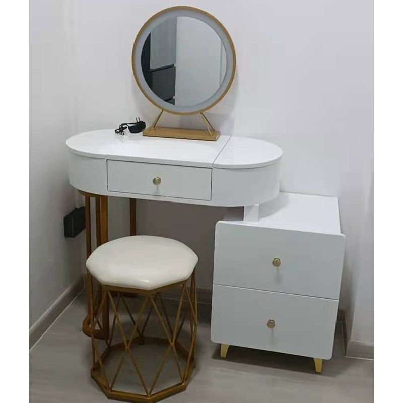 Industrial style New Model Dressing Table Set 80cm White Color ...
