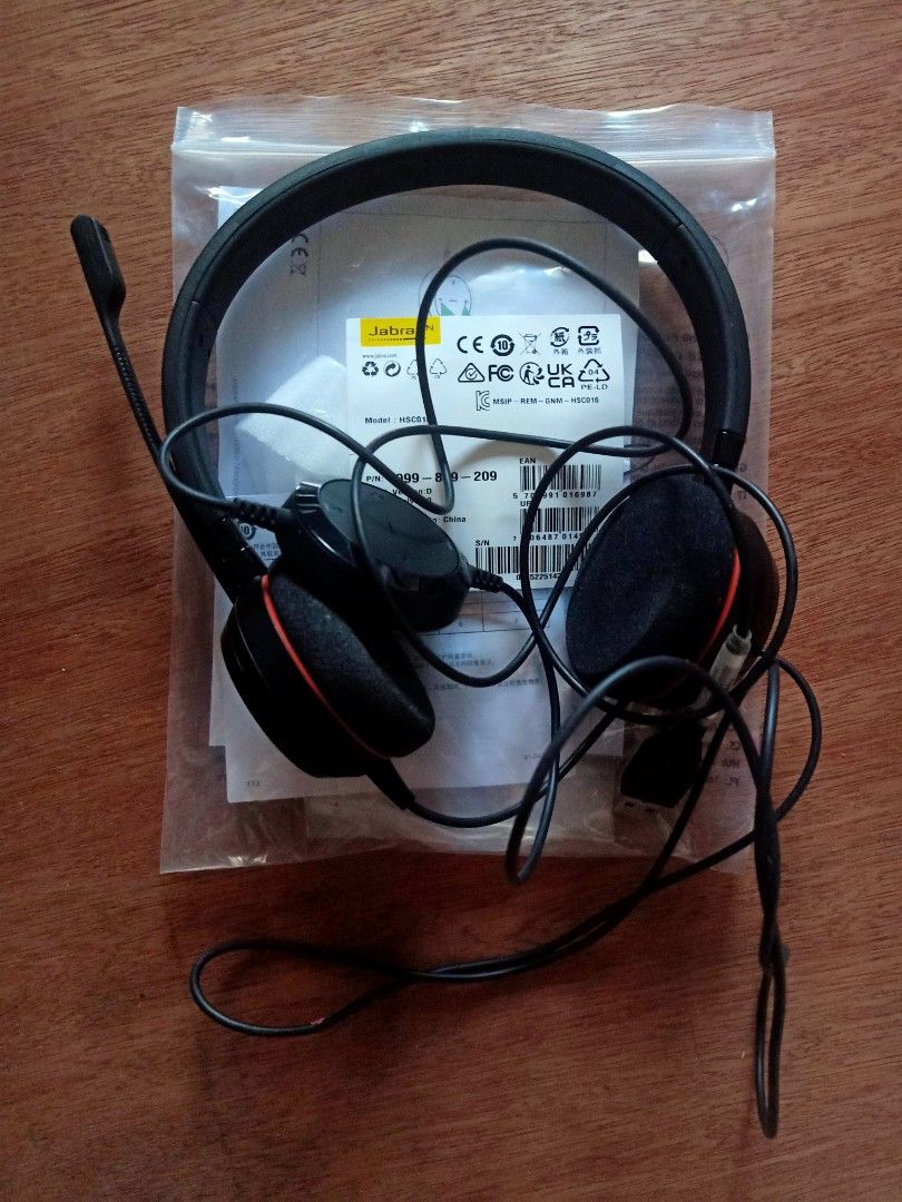 Jabra With Noise Cancellation Audio Headphones Headsets On Carousell