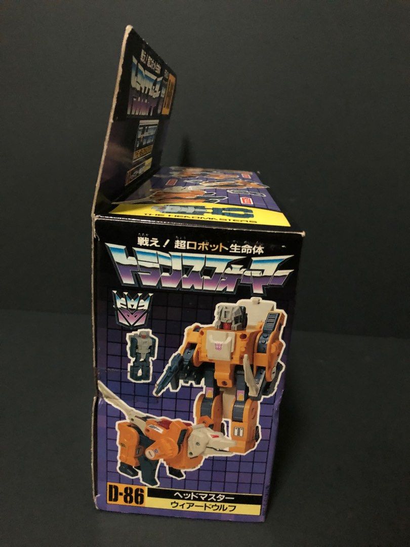 Japanese Transformers headmasters weirdwolf unused, Hobbies & Toys ...