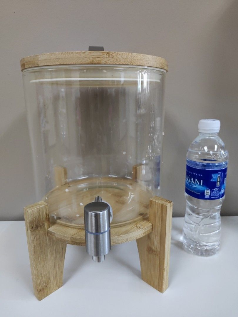 Party Glass Water Container 5L (Hot/Cold/Juice/Tea/Cocktail/Mocktail ...