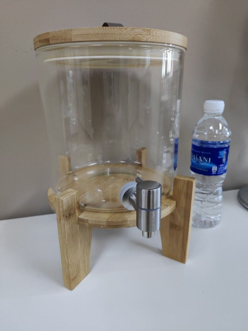 Party Glass Water Container 5L (Hot/Cold/Juice/Tea/Cocktail/Mocktail ...