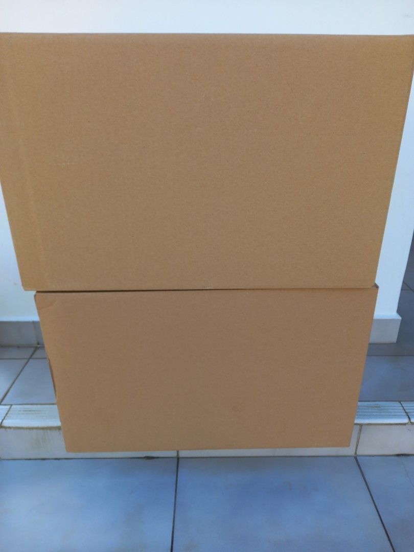 Jumbo Cardboard Storage Boxes, Furniture & Home Living, Home ...