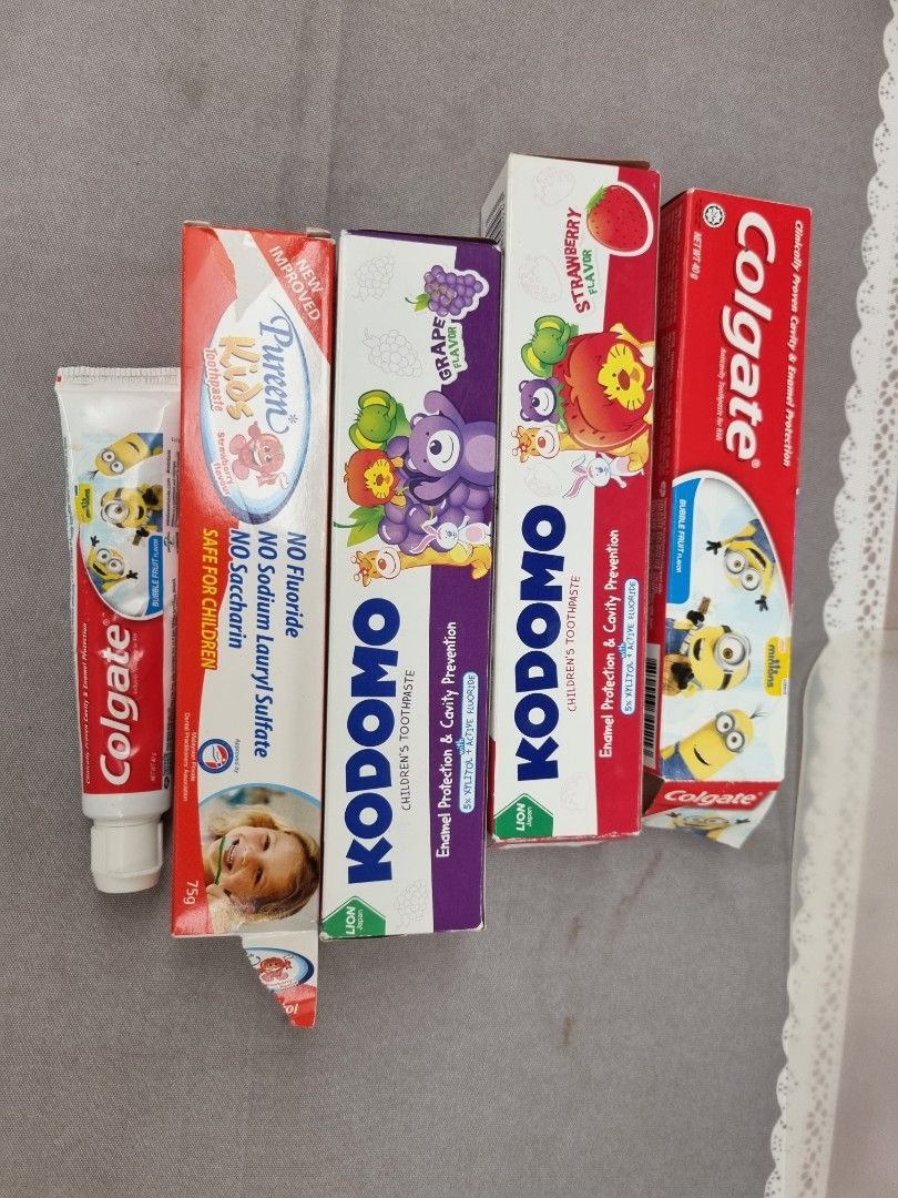Kids toothpaste, Babies & Kids, Bathing & Changing, Baby Toiletries ...