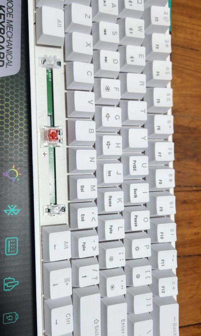 Leaven rgb wireless keyboard (free mouse pad), Computers & Tech, Parts ...