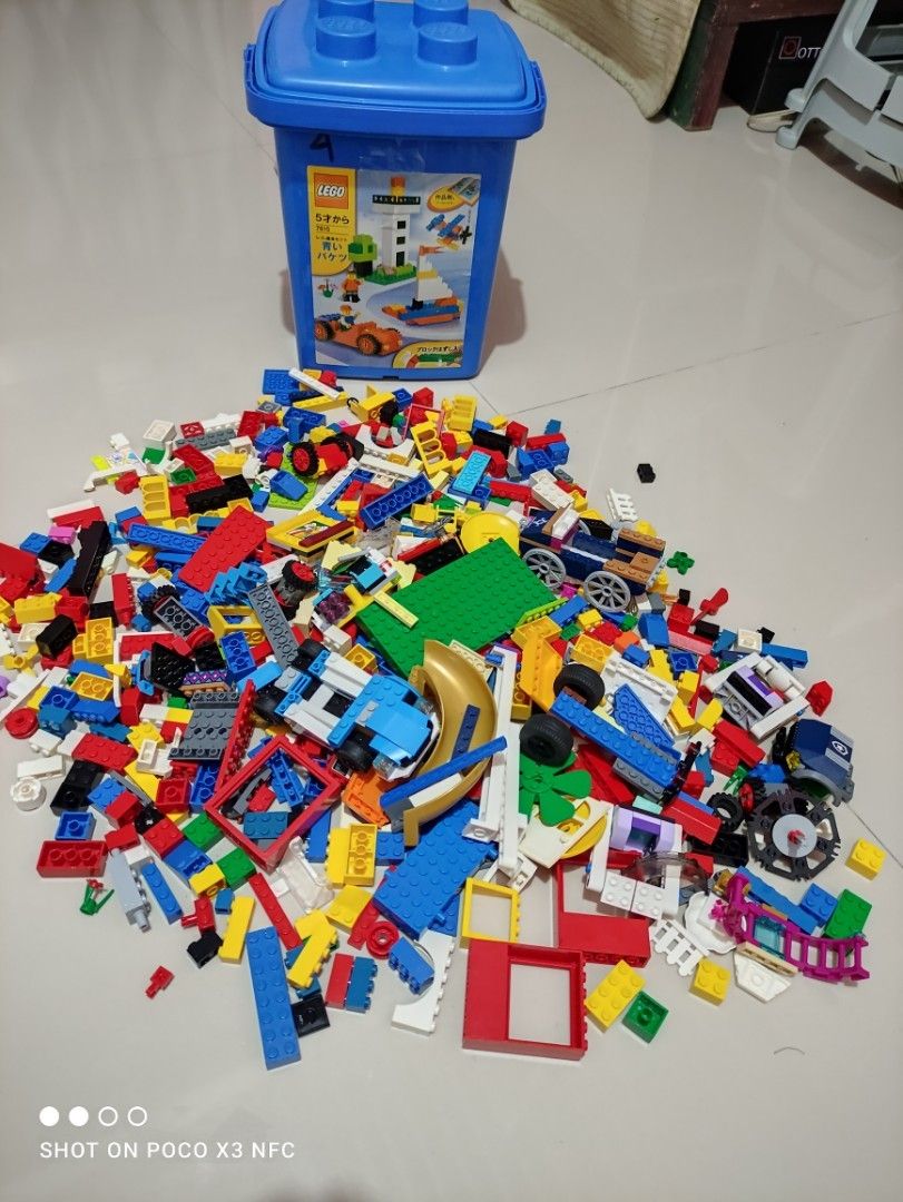 LEGO BUCKET#4 (ORIGINAL W/ MARKINGS LEGO), Hobbies & Toys, Toys & Games ...