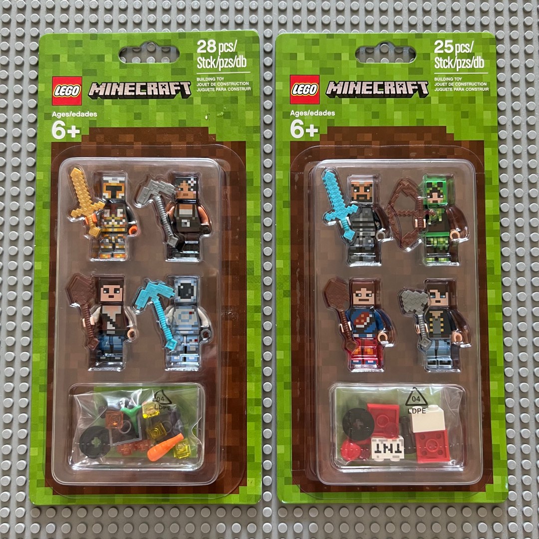 LEGO MINECRAFT BATTLE PACKS, Hobbies & Toys, Toys & Games on Carousell